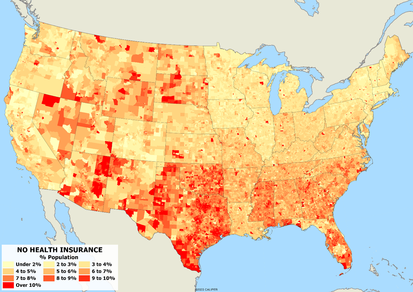 Health Insurance Coverage - Applied Geographic Solutions