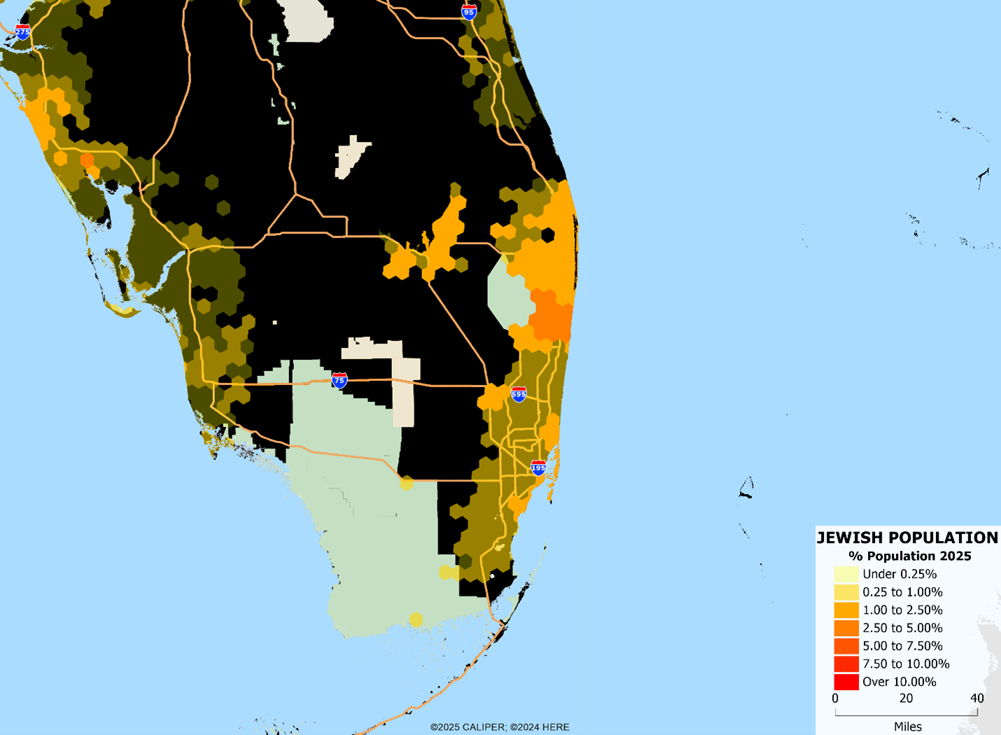 Mapping Jewish Population Clusters Across North America - Applied ...